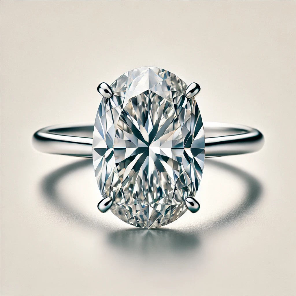 Oval Cut Engagement Ring – The Diamond Lab
